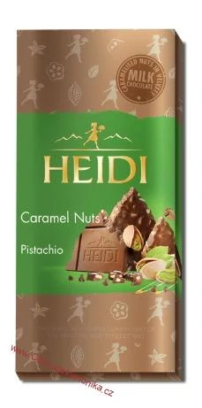 Heidi Caramel Nuts Pistachio 80g | Obchůdek Veronika